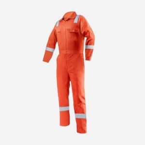 Cotton Coverall With Hi-Vis Silver Reflective Tapes - Spartan Guard